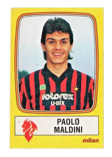 FIGURINA CALCIATORI PANINI 1985/86 #154 Paolo Maldini Rookie Recovered Originale EUR 99,99 ...