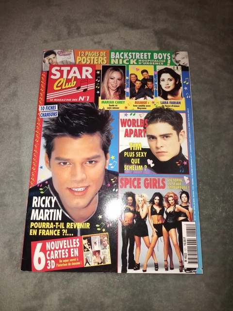 STAR CLUB N' 121 1997 Ricky MARTIN Spice Girls Calogero Lara Fabian ...