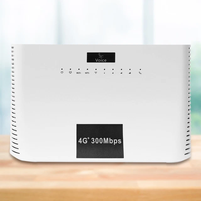 4G LTE CAT4 Router WiFi Router 300Mbps for Home Office (White EU Plug ...