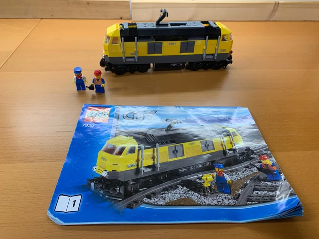 LEGO CITY RAILWAY 7739 Freight Train Locomotive Remote Control Complete ...