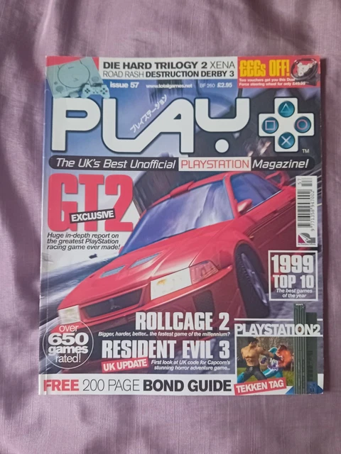 PLAY UNOFFICIAL PLAYSTATION Magazine Issue 57 PS1 PS2, Resident Evil ...