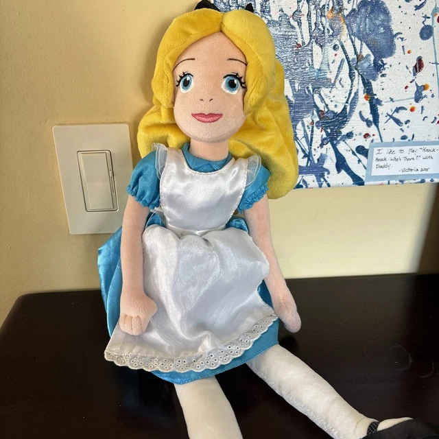 DISNEY - ALICE in Wonderland - Disney Store 20" Plush Stuffed Doll ...
