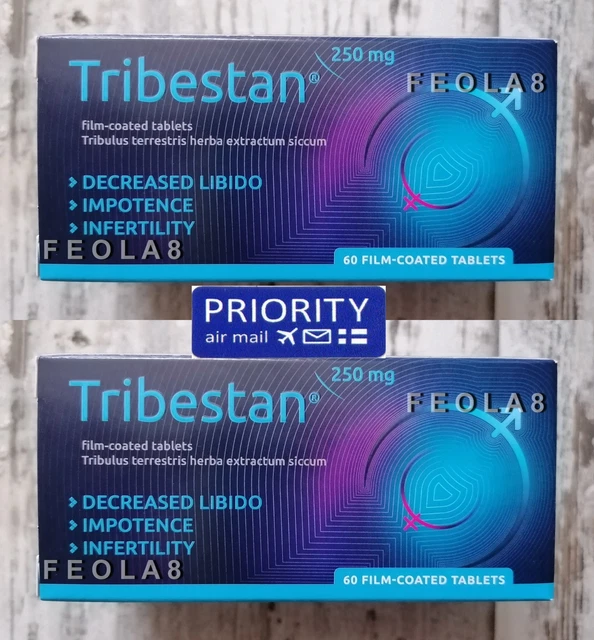 2X TRIBESTAN SOPHARMA 250mg 60 tabs. Food supplement.Booster Tribulus ...