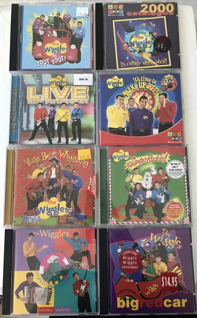 WIGGLES CDS BULK x8 Rare Original Cast Merchandise 90s 00s Music Kids ...