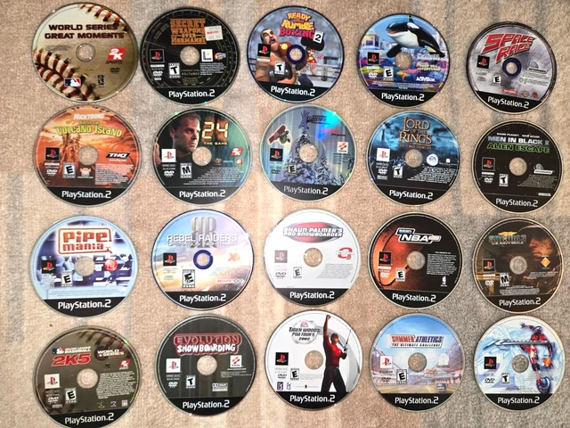 LOT OF 20 great classic PS2 (PlayStation 2) video games - discs only ...