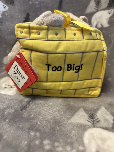 DEAR ZOO ELEPHANT In Yellow Crate Carry Bag Rod Campbell BNWT £29.99 ...