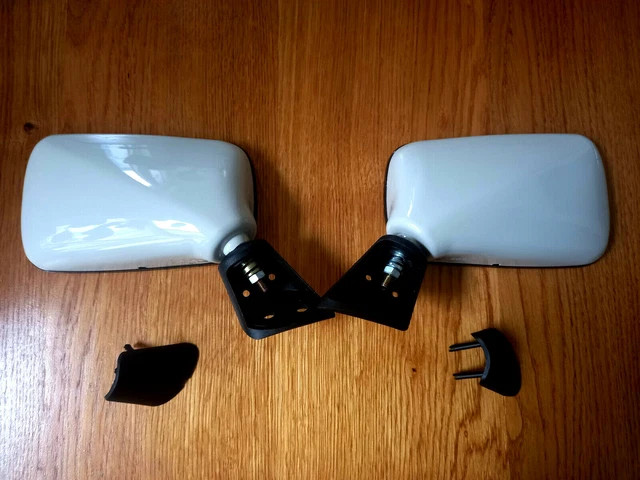 CLASSIC MINI COOPER S Sport Old English White Wing Mirrors Rare MPi ...