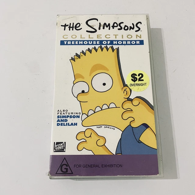 THE SIMPSONS VHS Treehouse of Horror The Simpsons Collection (VHS, 1992 ...