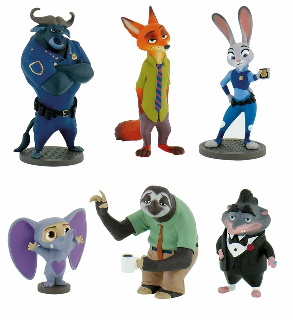 BULLYLAND DISNEY ZOOTOPIA Zootropolis Figures Figurines Toys Cake ...