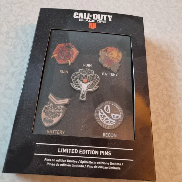 CALL OF DUTY Black Ops Limited Edition PINS Set of 5 COD Brand new ...