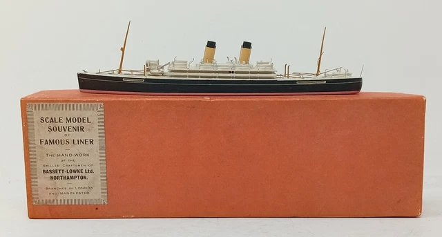 BASSETT LOWKE WATERLINE Model Ship White Star Line Doric £275.00 ...