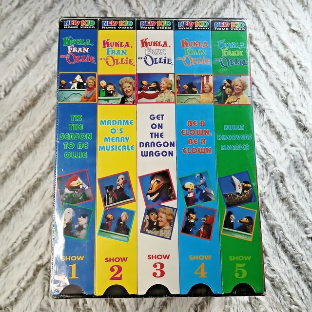 KUKLA, FRAN & Ollie New Kid VHS 5 Tape Box Set Premiere Collector's ...