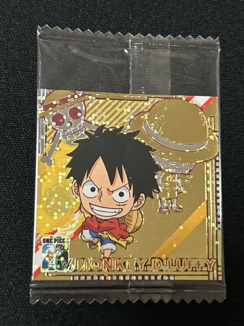 ONE PIECE MONKEY D. Luffy 25th Anniversary Wafer Seal Trading Card £19. ...