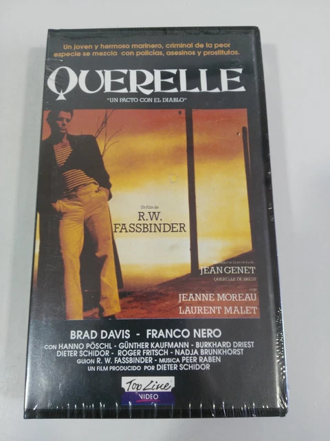 QUERELLE R.W. FASSBINDER Jeanne Moreau Document Portfolio Case VHS ...
