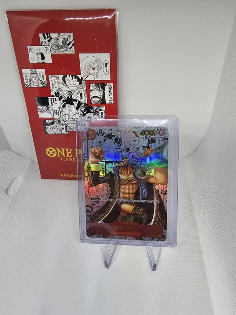 ONE PIECE CARD Game TCG Franky Manga Rare Alt Art Custom JP Japonais ...