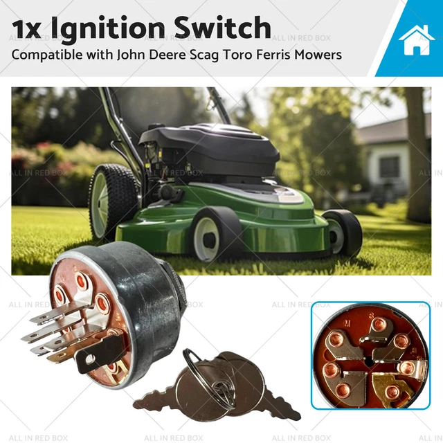 IGNITION SWITCH 6PIN for John Deere Scag Toro Ferris Mowers 692318 ...