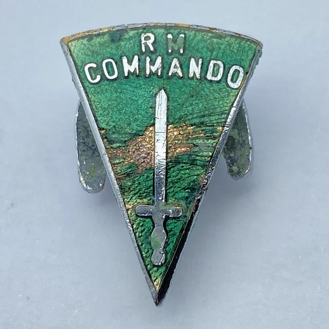 WW2 ROYAL MARINES COMMANDO SPECIAL FORCES 1940s ERA VINTAGE LAPEL BADGE ...
