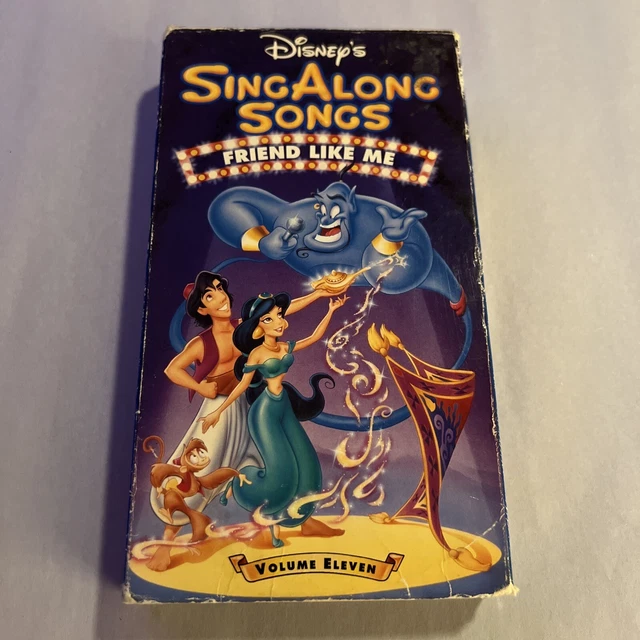 DISNEYS SING ALONG Songs - Aladdin: Friends Like Me (VHS, 1993) £2.64 ...