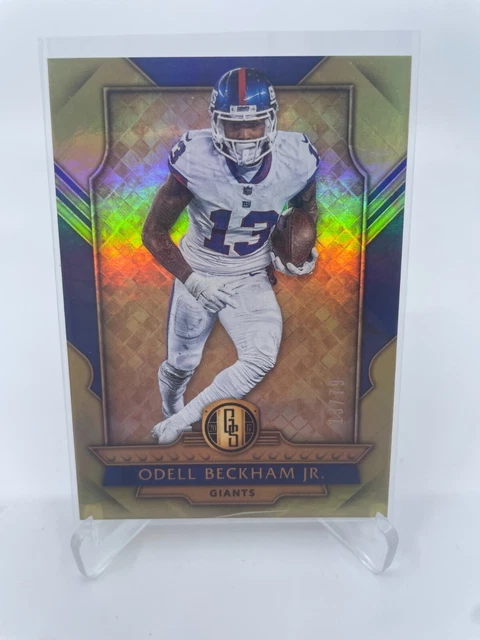 2017 PANINI GOLD Standard 13/79 Odell Beckham Jr Jersey Number $25.00 ...