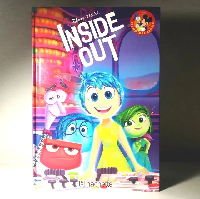 INSIDE OUT LIBRO Disney Pixar Favole E Fiabe Per Bambini Storie Cartoni ...