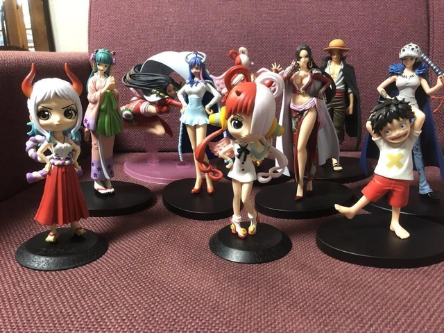 FIGURINE ONE PIECE Qposket Luffy Uta Law Hancock Shanks Yamato Ulti ...