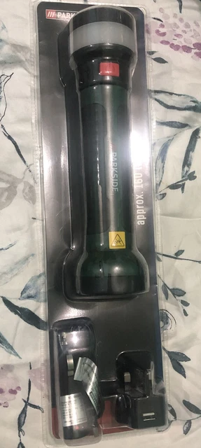 PARKSIDE LED WORK Light Spot Light Torch Li-Ion Rechargeable Cordless ...