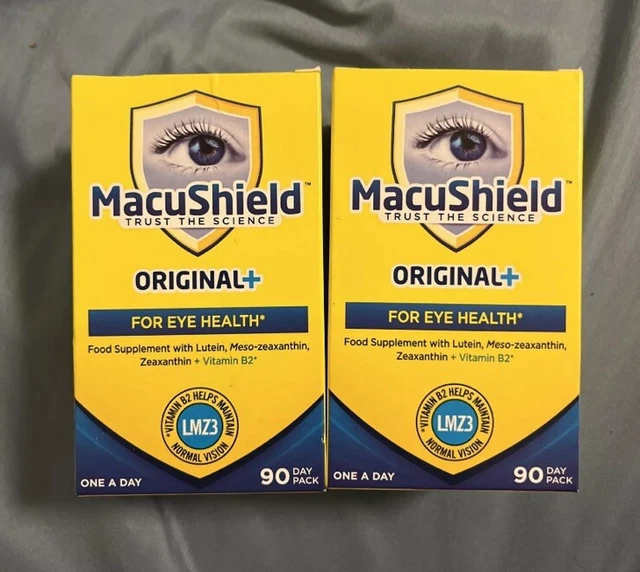 MACUSHIELD ORIGINAL EYE Health Food Supplement 90 Capsules X 2 Boxes ...