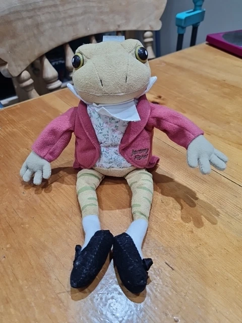 BEATRIX POTTER'S THE Tale of Jeremy Fisher 10" Dressed Frog Soft Toy ...