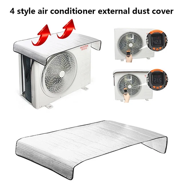 4 STYLES OUTDOOR Rainproof Air Conditioning Cover Air Conditioner ...