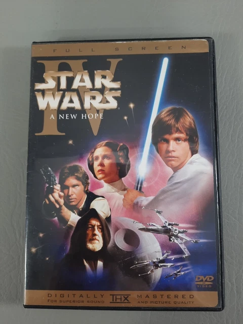 STAR WARS IV A New Hope (DVD, 2004) FULL SCREEN $7.00 - PicClick