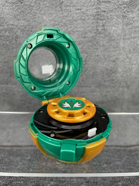 POWER RANGERS NINJA Storm Green Samurai Cyclone Morpher With Disc ...