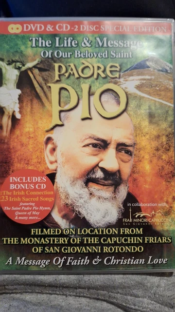 THE LIFE AND Message of Our Beloved Saint Padre Pio DVD/CD Christianity ...