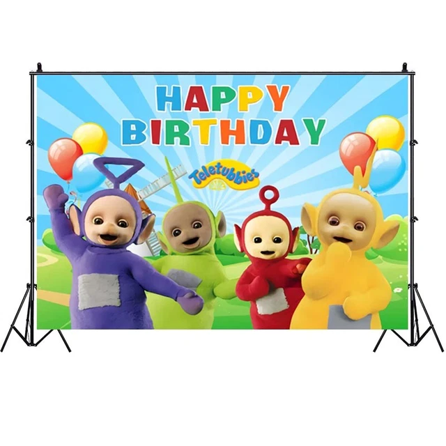 TELETUBBIES PHOTOGRAPHY BACKDROP Children Birthday Party Photo ...