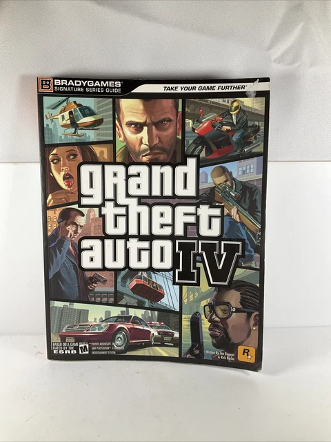 GTA 4 GRAND Theft Auto IV Signature Séries Brady Games Stratégie Guide ...