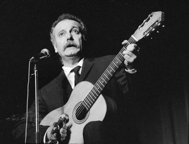 GEORGES BRASSENS FRENCH singer Paris Bobino 1960s Old Photo 2 EUR 6,78 ...