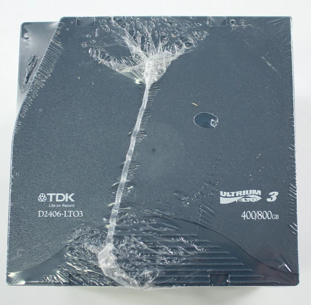 TDK D2406-LTO3 ULTRIUM 3 400/800GB Lto Données Cartouche Lot De 5 - Neuf Scellé EUR 65,92 ...