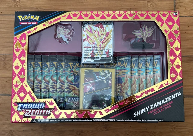 POKEMON CROWN ZENITH Shiny Zamazenta Premium Figure Collection Box EUR ...