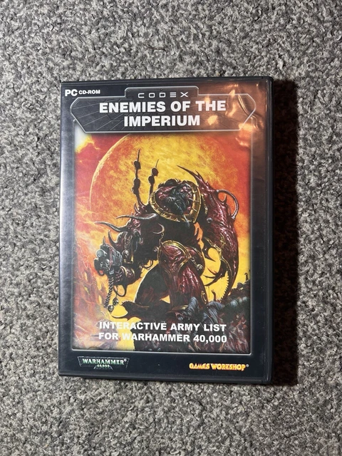 CODEX : ENEMIES Of The Imperium - Pc Interactive Army List For ...