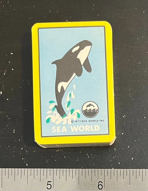 SEA WORLD 70'S Mini Vintage Playing Cards with Original Price Sticker ...