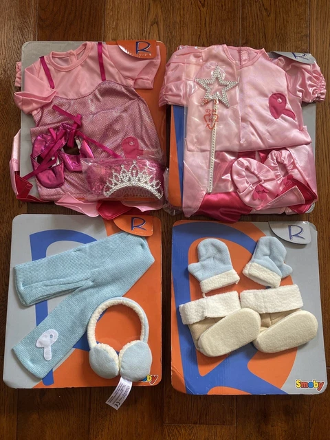 VINTAGE SMOBY 24 Inch Rosie / Roxanne / Robbie New Clothes Sets Dolls ...