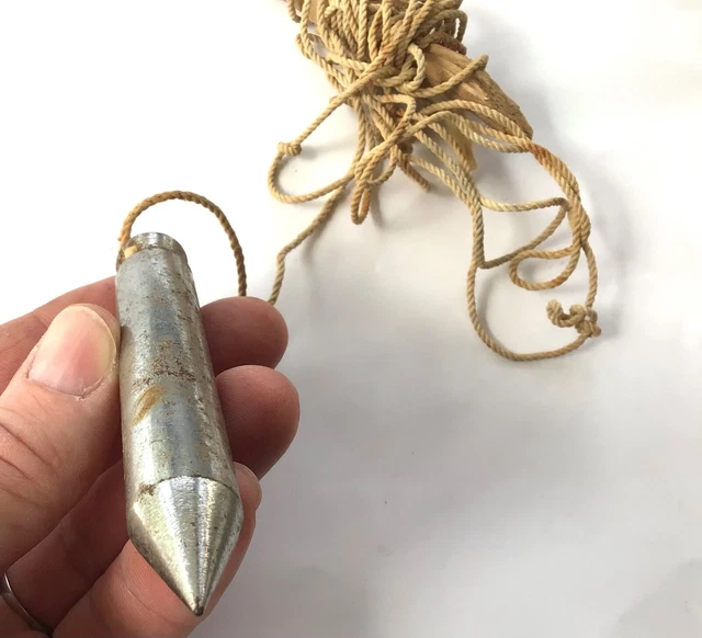 ANCIEN FIL A Plomb Niveau Old Level Plumb Line Vecchia Linea Idraulica ...