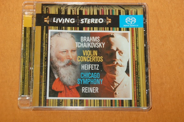 HEIFETZ BRAHMS TCHAIKOVSKY Violin Concertos Sony Living Stereo SACD 2005 NM EUR 24,99 - PicClick DE