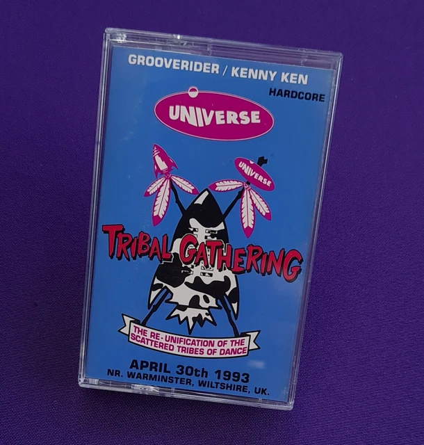 UNIVERSE TRIBAL GATHERING 1993 Grooverider Kenny Ken Rave Tape Mixtape ...