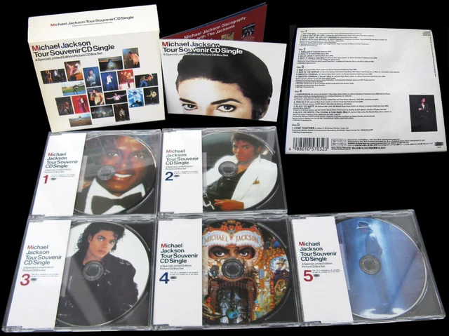 MICHAEL JACKSON COFFRET PICTURE CD Box Set Souvenir Limited Edition JAPAN 1992 EUR 59,99 ...