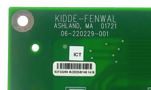 KIDDE-FENWAL 06-220229-001 CIRCUIT Alarme Incendie PCB EUR 322,83 ...