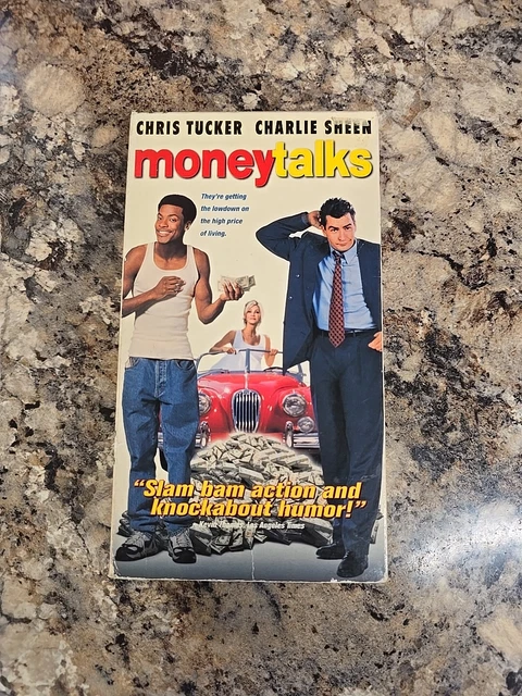 MONEY TALKS VHS Charlie Sheen, Chris Tucker Action/Comedy Movie Heather ... MONEY TALKS VHS Charlie Sheen, Chris Tucker Action/Comedy Movie Heather ...