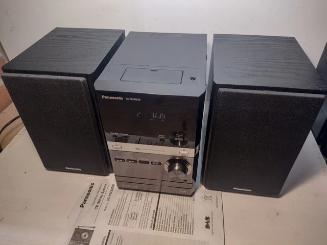 PANASONIC SA-PM38DB AUDIO Shelf stereo system-CD Player, DAB/FM, USB ...