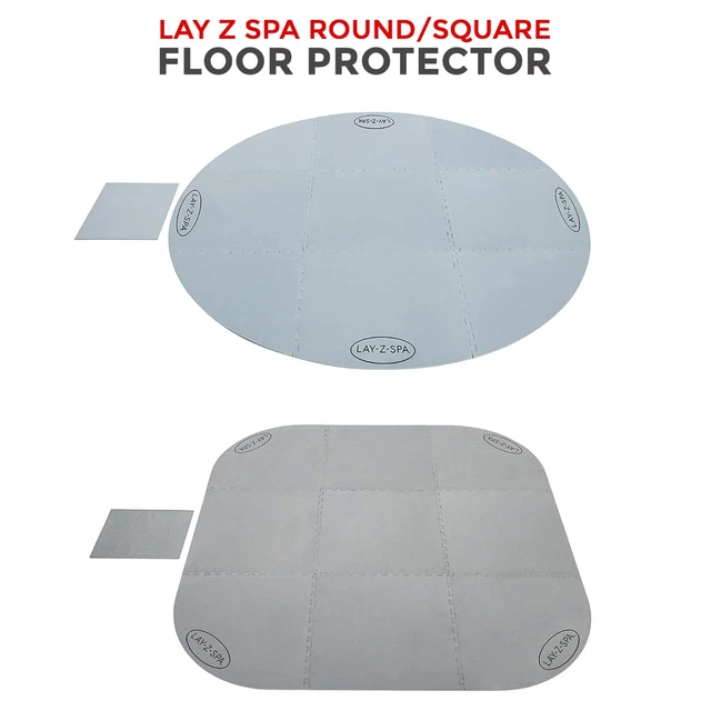 BESTWAY LAY-Z-SPA FLOOR Protector Mat Garden Room Outdoor Hot Tub & Spa ...