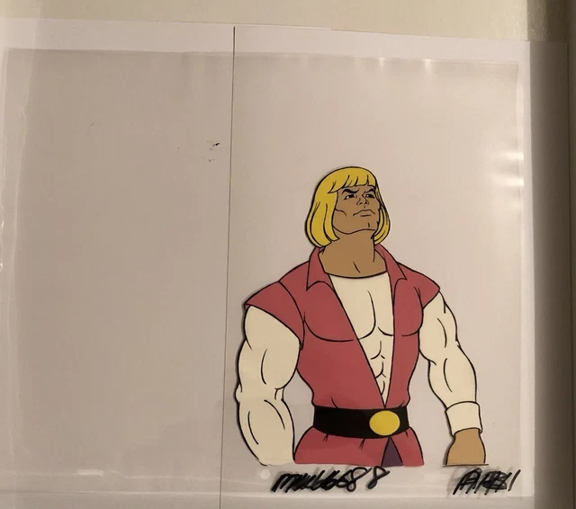 HE-MAN ORIGINAL VINTAGE Filmation production Cel: Prince Adam £44.99 ...
