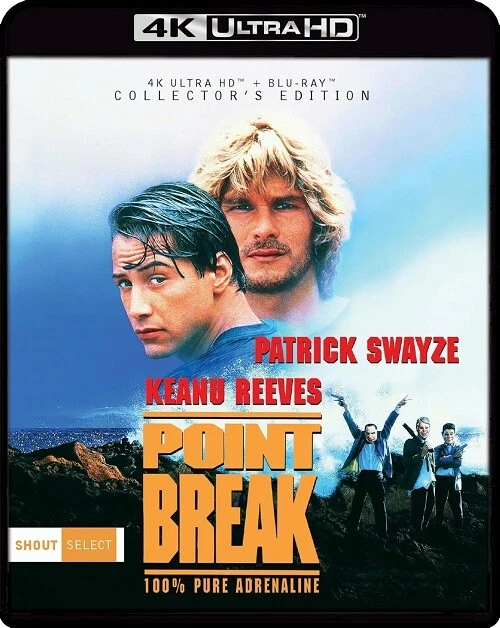 POINT BREAK COLLECTORS Edition (Keanu Reeves) New 4K Ultra HD Blu-ray ...